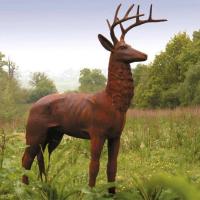 China SGS TUV  Modern Corten Outdoor Bronze Statues Bronze Yard Statues 175cm for sale