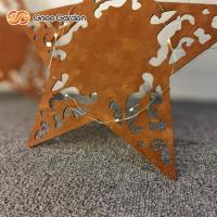 China Customizable ASTM Corten Steel Metal Garden Ornaments Laser Cutting Crafts for sale