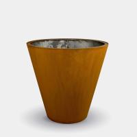 China 2.0-3.0mm Thick Outdoor Corten Steel Fire Bowl Metal Camping Fire Pit Prerusted for sale