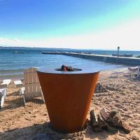 China SGS TUV Customized Outdoor Cooking Grills Patio Weathering Steel Fire Pit for sale