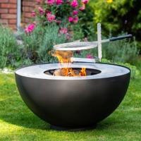 China Rust Resistant Smokeless Wood Burning Firepit Barbecue Brazier Pre Weathered for sale