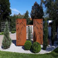China House Decorative Metal Garden Products Garden Screens Corten Steel High End for sale
