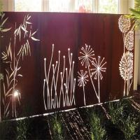 China High Rigidity Metal Garden Products Corten Steel Privacy Screen Exquisite for sale