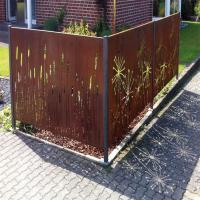 China High Rigidity Metal Garden Products Corten Steel Privacy Screen Exquisite for sale