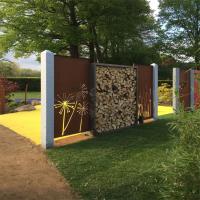 China High Rigidity Metal Garden Products Corten Steel Privacy Screen Exquisite for sale