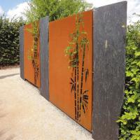 China Pre Rusted Metal Garden Products Corten Steel Decorative Panels Custom Made for sale