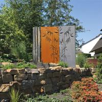 China Pre Rusted Metal Garden Products Corten Steel Decorative Panels Custom Made for sale