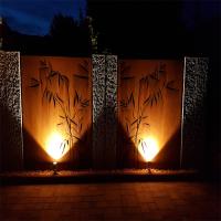 China Architectural Art Metal Garden Products Sturdy  Corten Steel Garden Screens for sale