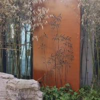 China Laser Cut Corten Steel Privacy Screens Exterior Decorative Customizable for sale