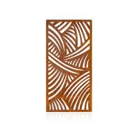 China Weathering Steel Outdoor Metal Screen Divider Laser Cut For  Decoration for sale