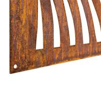 China Weathering Steel Outdoor Metal Screen Divider Laser Cut For  Decoration for sale