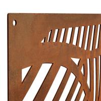 China Corten Steel Outdoor Decorative Metal Privacy Screens Prerusted Polished for sale
