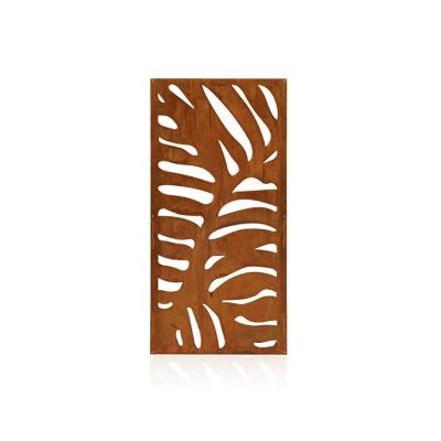 China Weathering Steel Metal Garden Privacy Screen Room Partition 3mm Thickness for sale