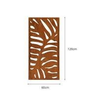 China Weathering Steel Metal Garden Privacy Screen Room Partition 3mm Thickness for sale