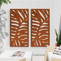 China Weathering Steel Metal Garden Privacy Screen Room Partition 3mm Thickness for sale
