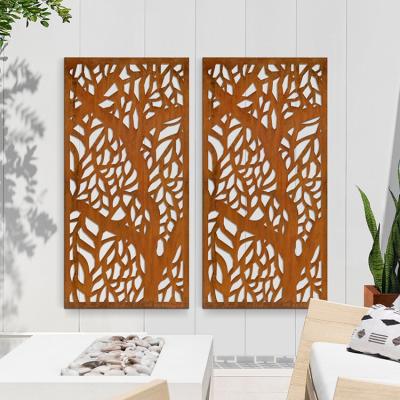 China Customized Corten Steel Metal Room Dividers Partitions Home Living for sale