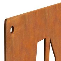 China Customized Corten Steel Metal Room Dividers Partitions Home Living for sale