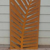 China Exterior Decor Custom Made Corten Steel Garden Screens 2.5mm Thick for sale