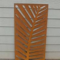 China Exterior Decor Custom Made Corten Steel Garden Screens 2.5mm Thick for sale