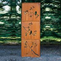 China Outdoor Corten Steel Decorative Screens Divider Panels Pre Rusted for sale