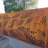 China Corten Steel Screen Panels Rusty Decorative Metal Garden Products OEM ODM for sale