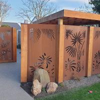 China Polished Weathering Steel Gardening Screen Metal Garden Products 3mm Thickness for sale