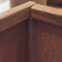 China Easy Assembled Corten Steel Raised Garden Beds For Flowers Planting for sale