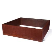 China TUV Corten Steel Raised Garden Bed 65l*65w*30h Cm Custom Painted for sale