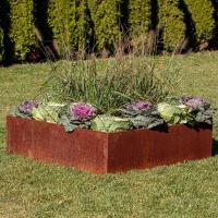 China TUV Corten Steel Raised Garden Bed 65l*65w*30h Cm Custom Painted for sale
