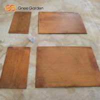 China Customized Corten Steel Outdoor Metal Planter Laser Cut Detachable for sale