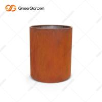 China Multi Function Outdoor Metal Planter Pots OEM Service For Public for sale