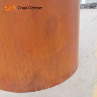 China Multi Function Outdoor Metal Planter Pots OEM Service For Public for sale
