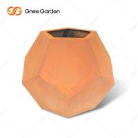 China OEM ODM Decorative Corten Steel Garden Planters Corten Plant Pot antiwear for sale
