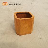 China Outdoor Garden Landscape Corten Steel Planter Box Rustic Weathering Resistant for sale