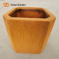 China Outdoor Garden Landscape Corten Steel Planter Box Rustic Weathering Resistant for sale