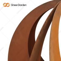 China Bespoke Irregular Large Metal Planter Pot anti aging corrosion proof for sale