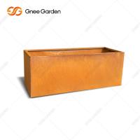 China TUV Certified Easy Watering Outdoor Metal Planter Large Sized for sale