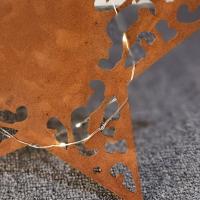 China Handmade Star Shaped Corten Steel Garden Ornaments Personalized for sale
