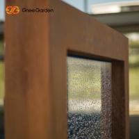 China 3mm Thick Decorative Rustic Corten Steel Water Wall Durable for sale