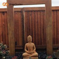 China 3mm Thick Decorative Rustic Corten Steel Water Wall Durable for sale