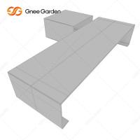 China OEM ODM Welcome Rusty Red Outdoor Metal Furniture Metal Park Bench for sale