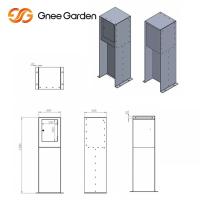 China SGS Approve Outdoor Metal Furniture Corten Steel Letterbox Freestanding for sale