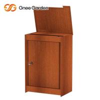China Customized Corten Steel Outdoor Metal Furniture Vertical Steel Mail Box for sale