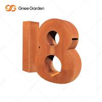 China 400mm Corten Steel Free Standing Letter Box Outdoor For Postal Service for sale