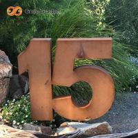 China 400mm Corten Steel Free Standing Letter Box Outdoor For Postal Service for sale