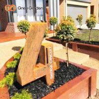 China SGS Approve Outdoor Metal Furniture Corten Steel Letterbox Freestanding for sale