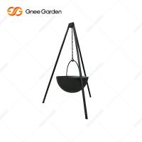 China BBQ Fire Bowl Corten Steel With Grill Ring Outdoor Camping for sale