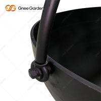 China Outdoor Corten Steel Hemisphere Fire Pit 1000mm For Outdoor Camping for sale