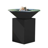 China Tepanyaki Table Outdoor Cooking Bbq Grill Weathering Steel For Garden for sale
