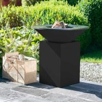 China BBQ Fire Bowl Corten Steel With Grill Ring Outdoor Camping for sale